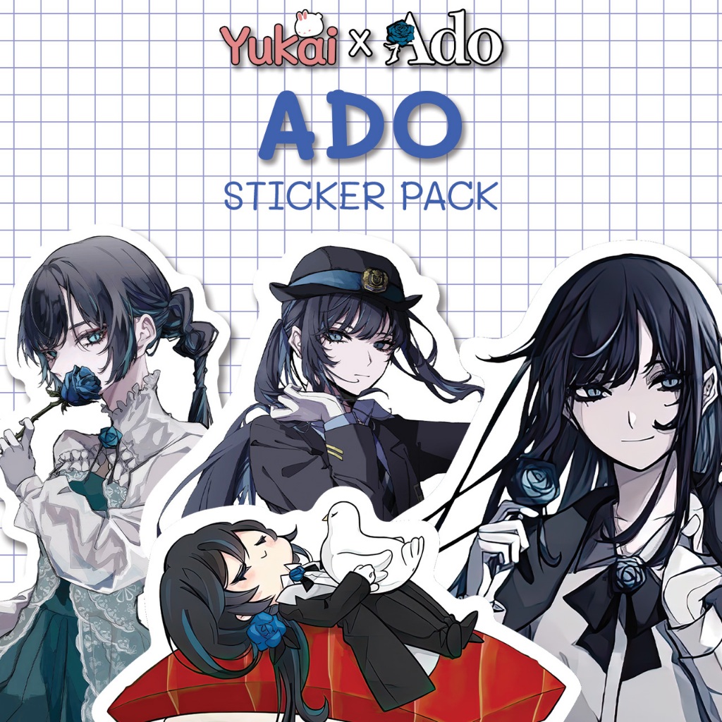 Premium Ado Pack Stickers, Waterproof Anime Stickers | Shopee Philippines
