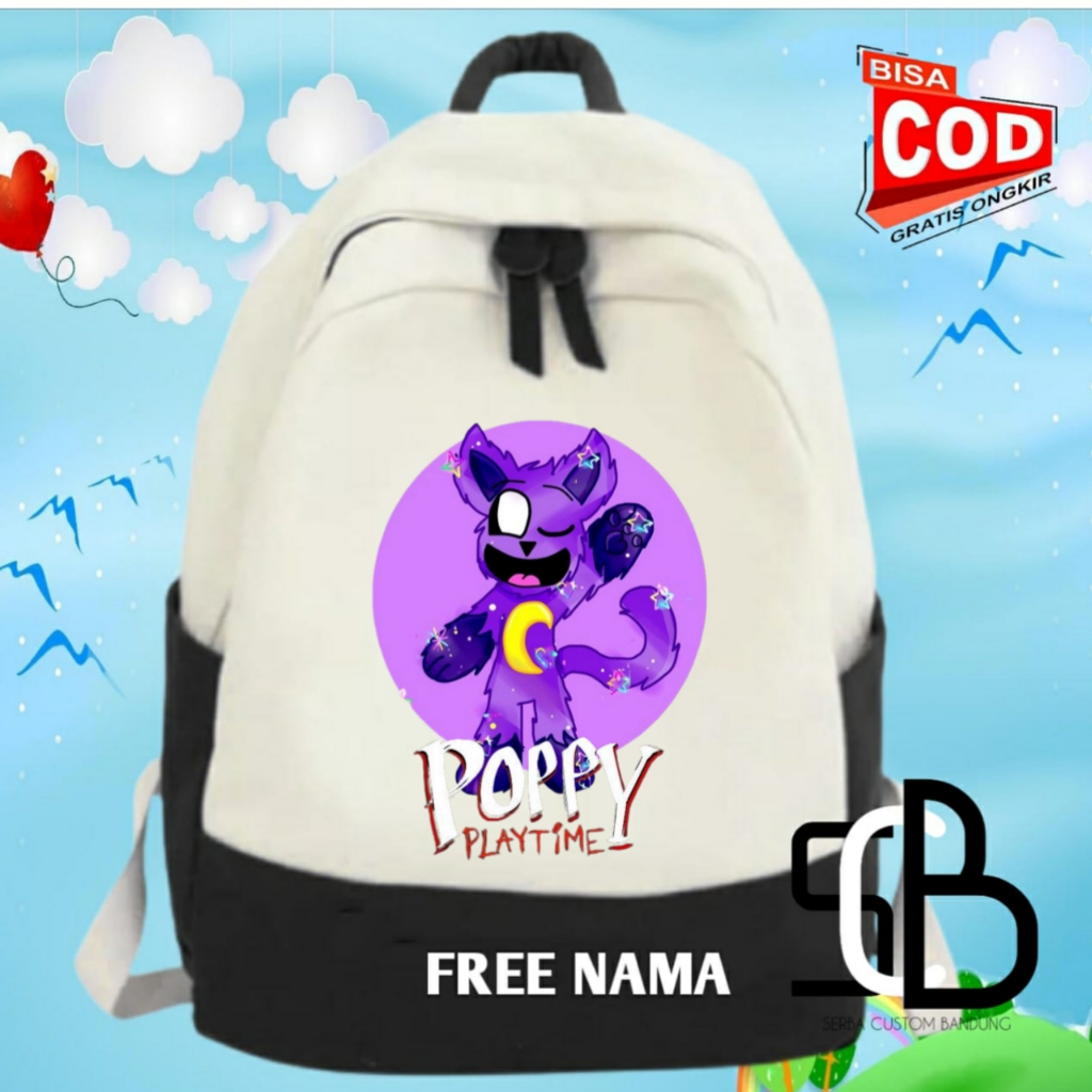 Catnap Poppy Playtime Children's School Backpack | Shopee Philippines