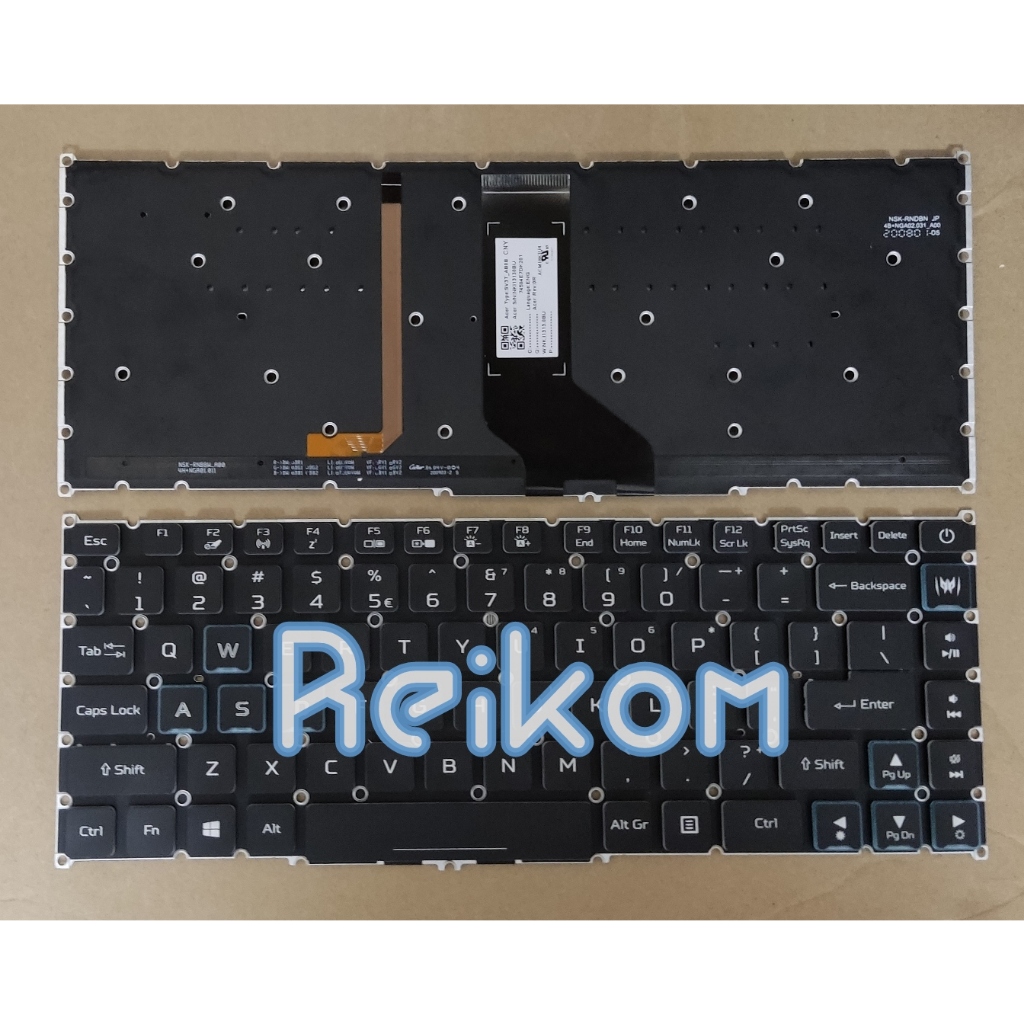 Acer Predator Keyboard Triton 500 PT515-51 n18w3 | Shopee Philippines