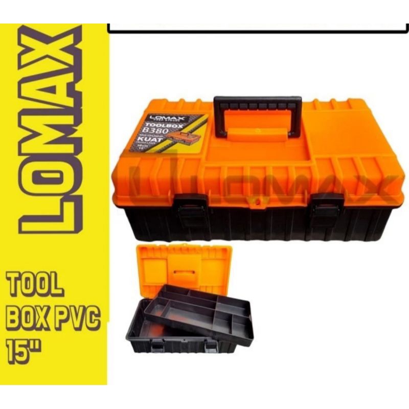 Tool Box LOMAX B380 15" - tool kit tool Box 15 inch | Shopee Philippines