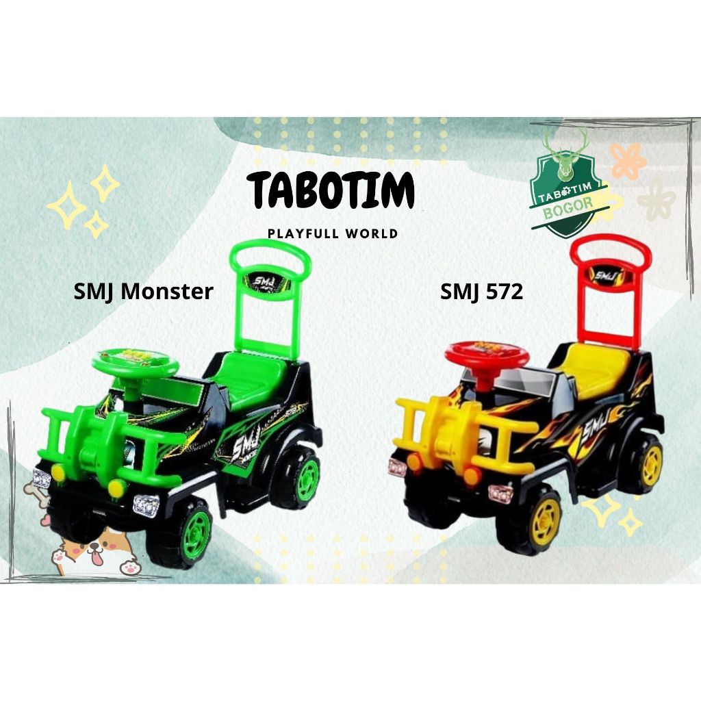 Cool Jeep Monster riding car toy, push-up toy car - SMJ 572 tolocar ...