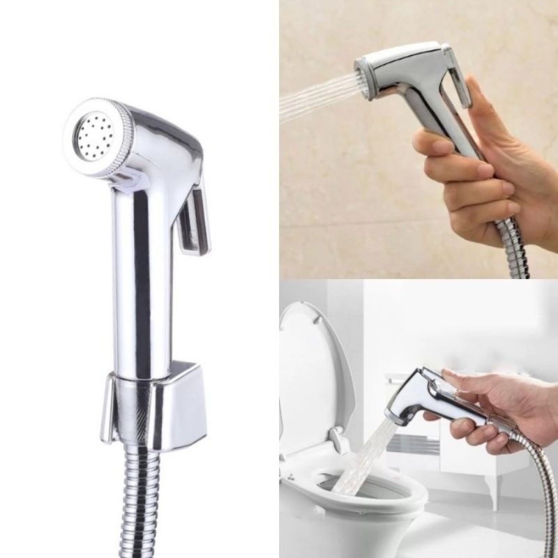 Jet Shower Bidet Spray Closet Set Spray WC Sitting Bathroom | Shopee ...