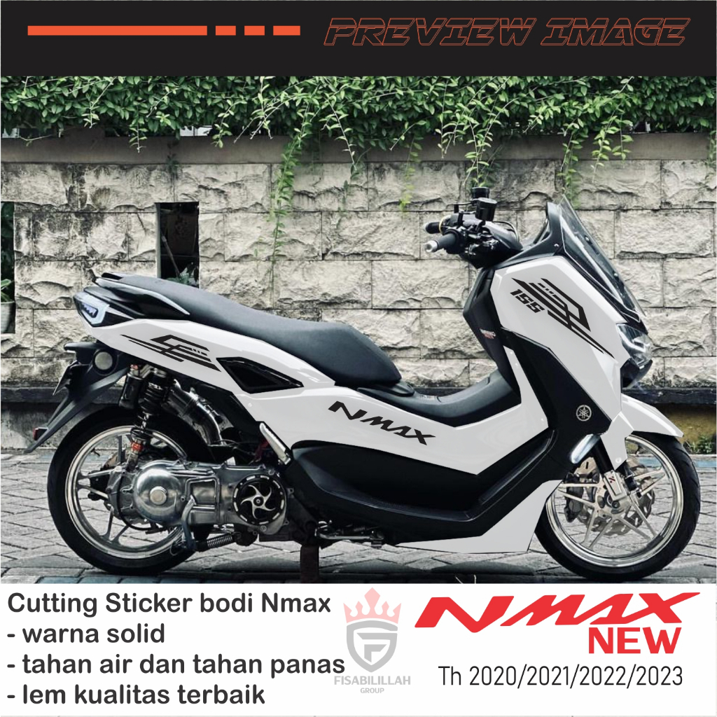 04 new Nmax Body Sticker Striping 2020 2021 2022 2023, new Nmax Body ...