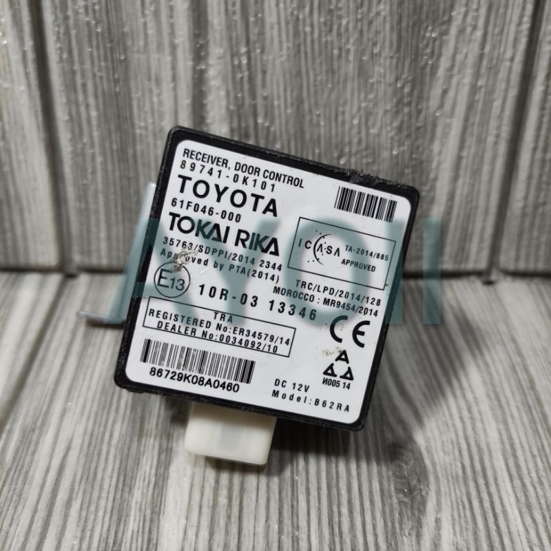 Toyota Hilux Revo Fortuner VRZ 89741-0K101 Door Control Receiver Module ...