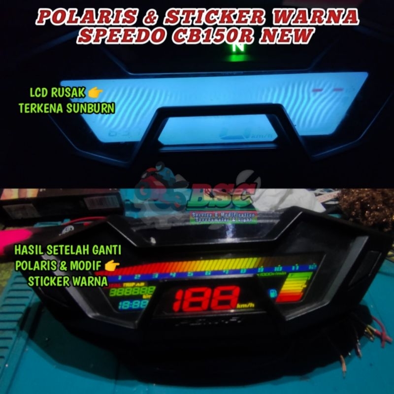 Polaris & STICKER LCD SPEEDO NEW CB150R LED (2015-2020) | Shopee ...