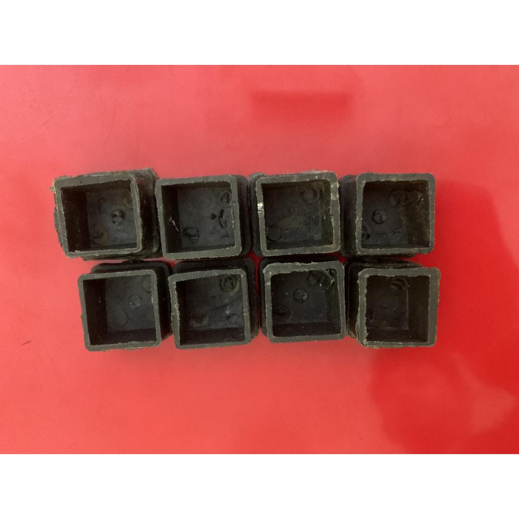 Hollow Aluminum Iron Lid Leg Plastic 1 x 1 (100 Pcs) | Shopee Philippines