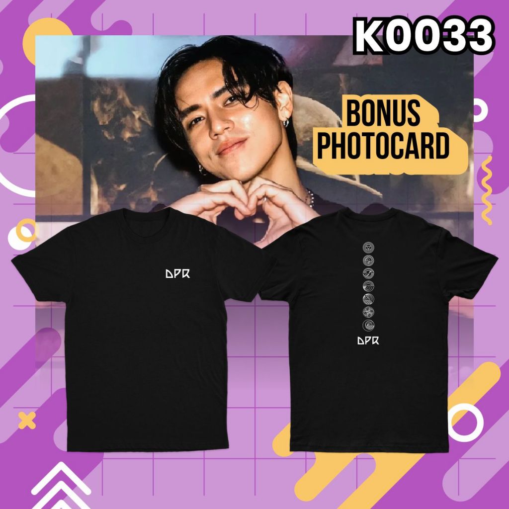 K0033 DPR Ian Live T-shirt Dream Perfect Regime Free Photocard Logo ...