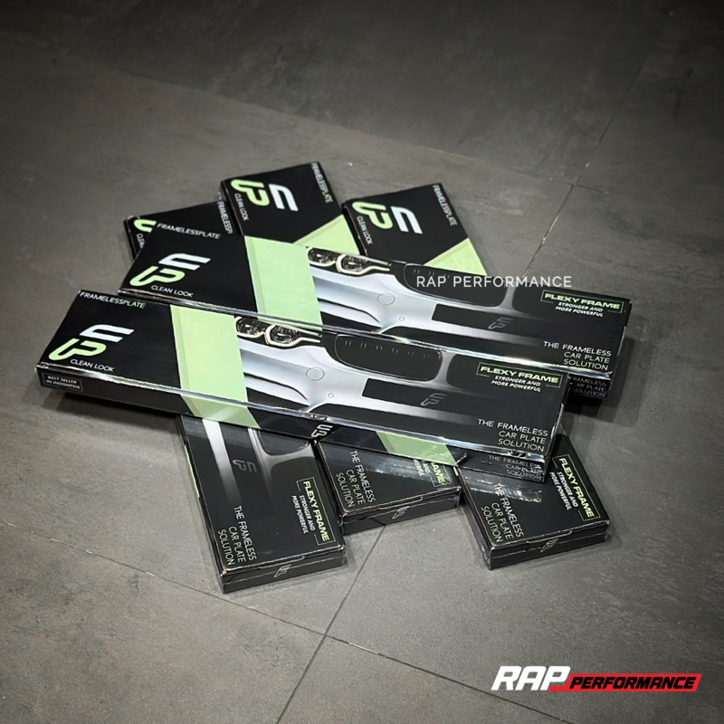 Original FRAMELESS PLATE CLEAN LOOK NUMBER PLATE HOLDER | Shopee ...