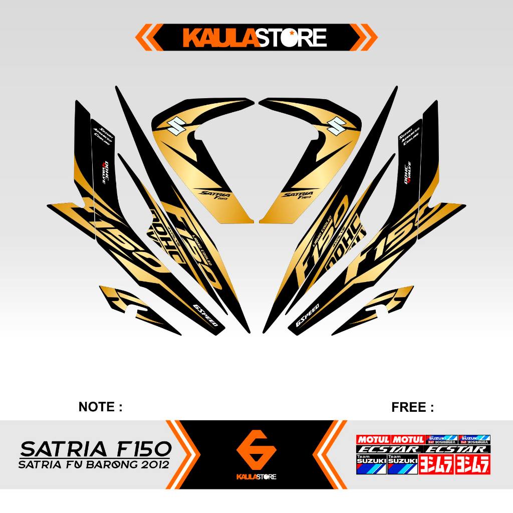 SATRIA F150 STRIPING MOTIF6 / SUZUKI ECSTAR SATRIA FU BARONG 2012 ...