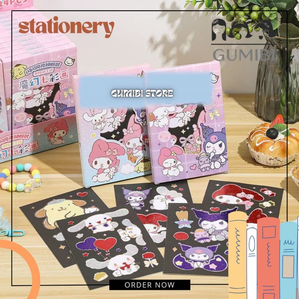 Diy SANRIO STICKED COLORING DIY VIRAL SANRIO CREATIVITY | Shopee ...