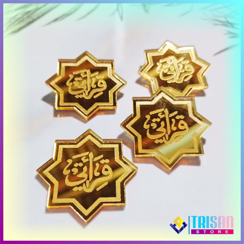 Qiroati mirror gold pin (3 cm) | Shopee Philippines