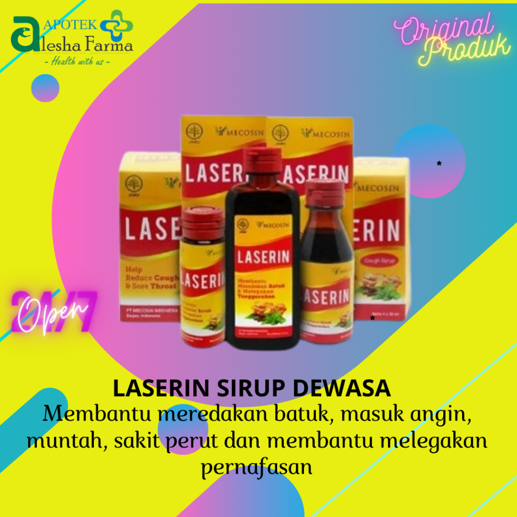 Laserin Syrup | Adult Cough Syrup | Shopee Philippines