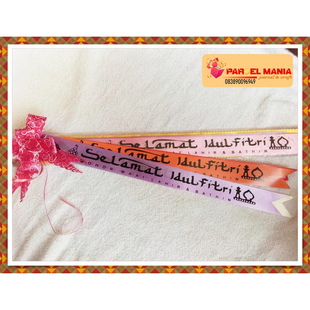 Best Product Parcel Ribbon Parcel Sash Idul Fitri lebaran mix Color ...