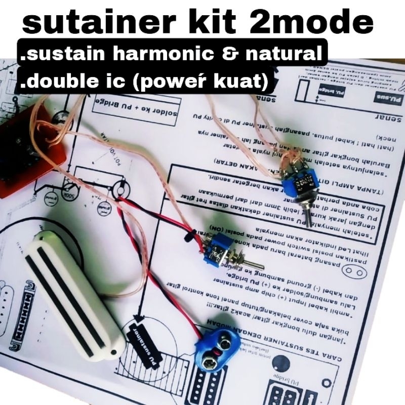 Sustainer pickup guitar driver for yamaha guitar gibson fender ...