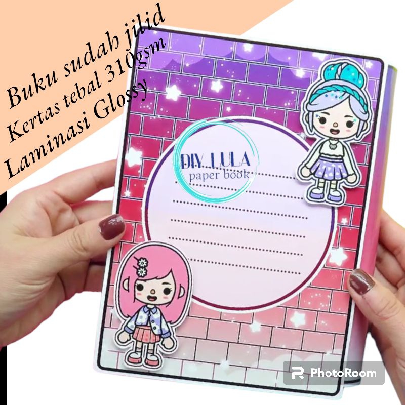 Paperdoll Role Play Toca Boca PAPER BOOK COOL & CUTE - QUIET BOOK ...