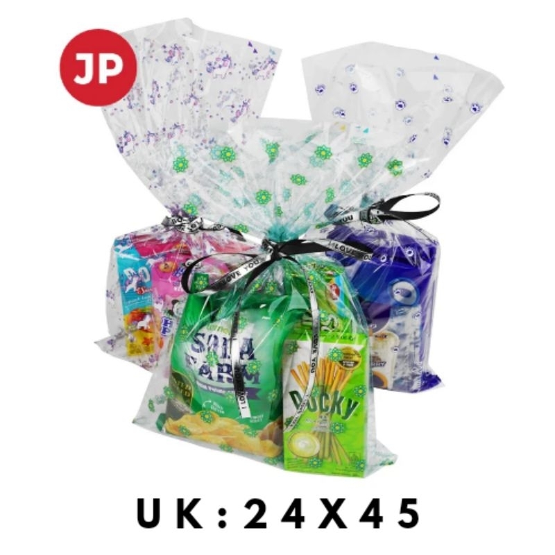 Plastic MOTIF SIZE 24 X 45 + WIRE RIBBON CONTENTS 12 OPP PLASTIC ...