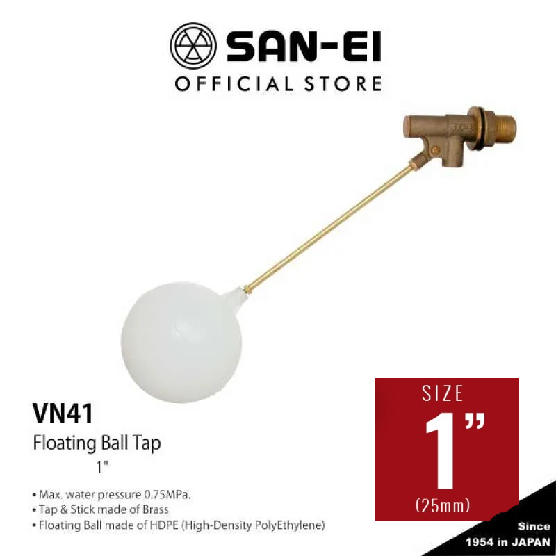 San-ei Floating Valve 1 inch Water Buoy - VN 41. Water Reservoir | Shopee Philippines