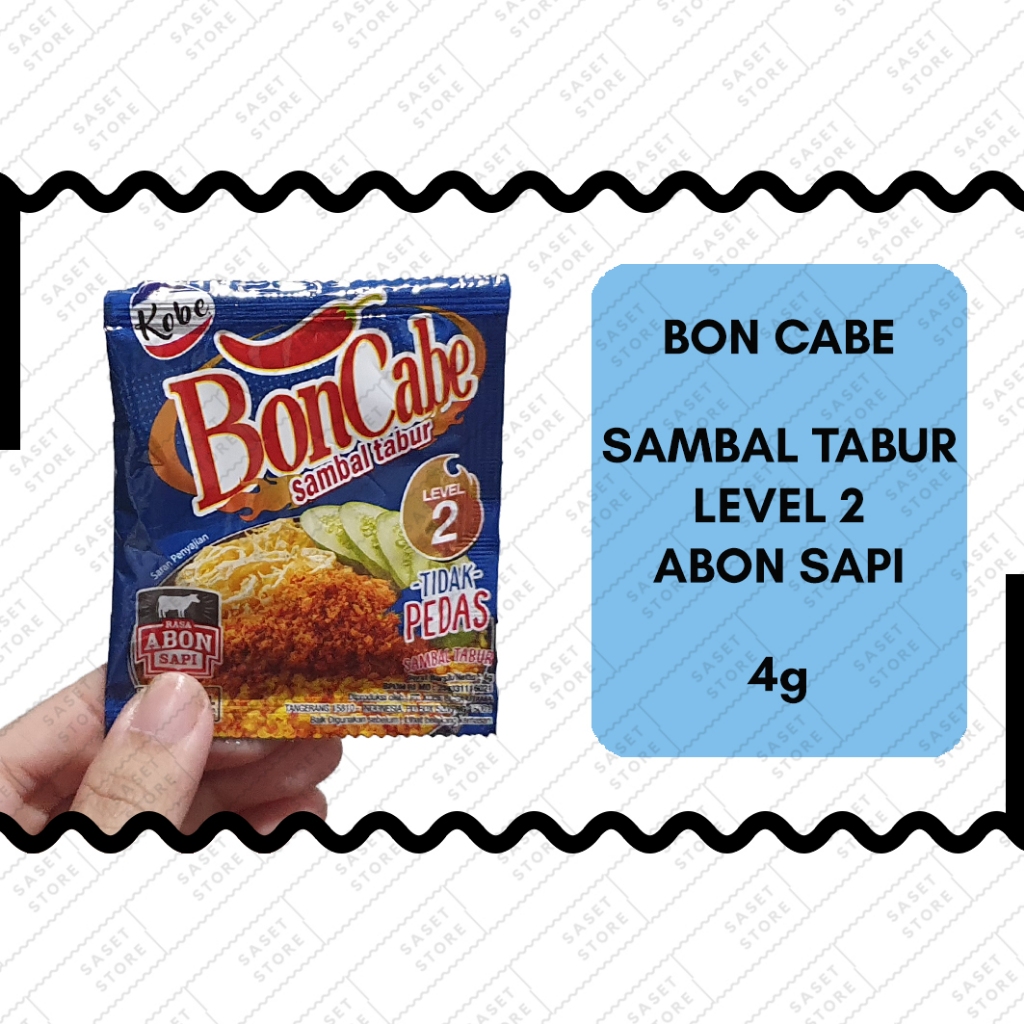Bon Cabe Original level 2 Shredded Beef 4g Flavored Kitchen Seasoning ...