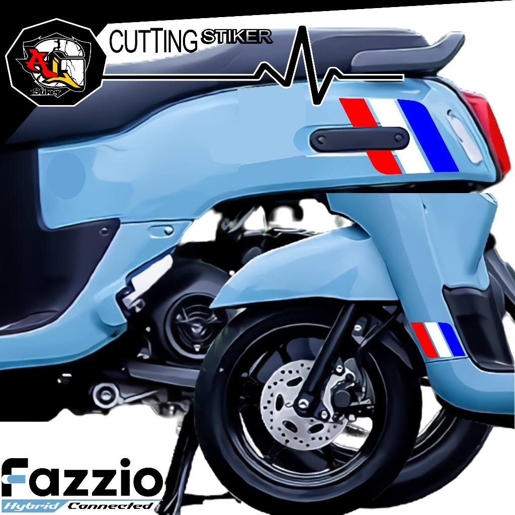 CUTTING STICKER/SCF.427/COMBINATION COLOR LINE/FAZZIO LIS STICKER/SHINO ...