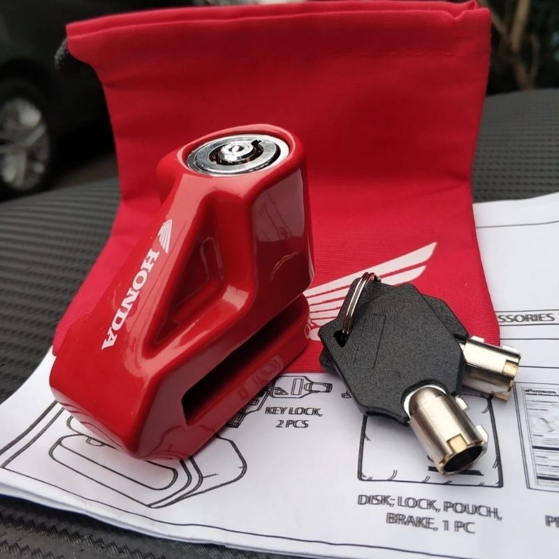 Original HONDA AHM BEAT PCX NMAX Disc DISK Lock Etc | Shopee Philippines