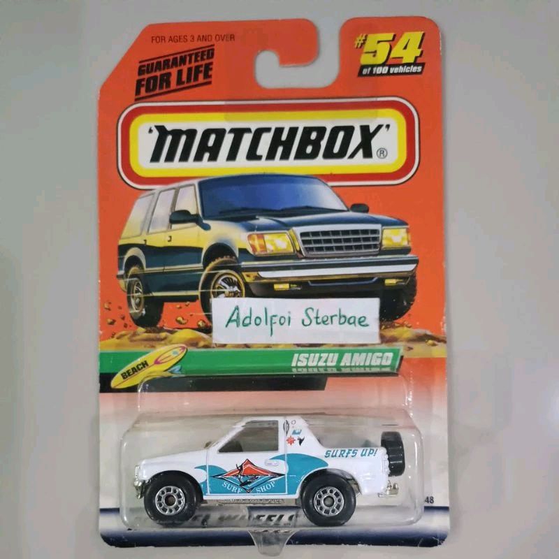 Matchbox isuzu amigo beach surfs up surf shop | Shopee Philippines