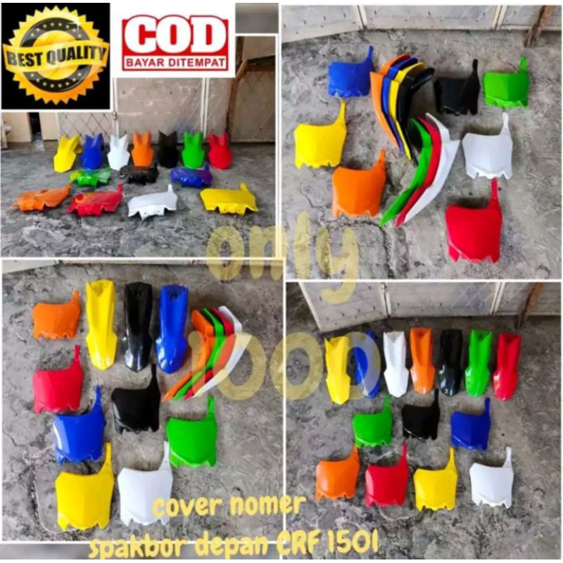 Crf 150L Front Fender And CRF 150L Number Board SET SUPERMOTO BODY CRF ...