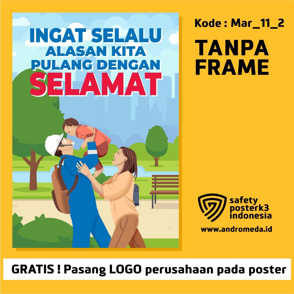 K3 Slogan Safety Poster, Return Safely 11_2 A3 | Shopee Philippines