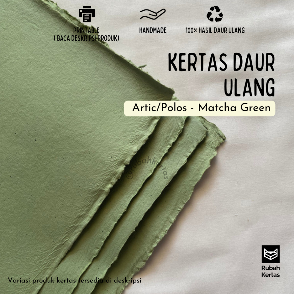 A4 Recycled Paper Matcha Green Color 150 gsm | Shopee Philippines