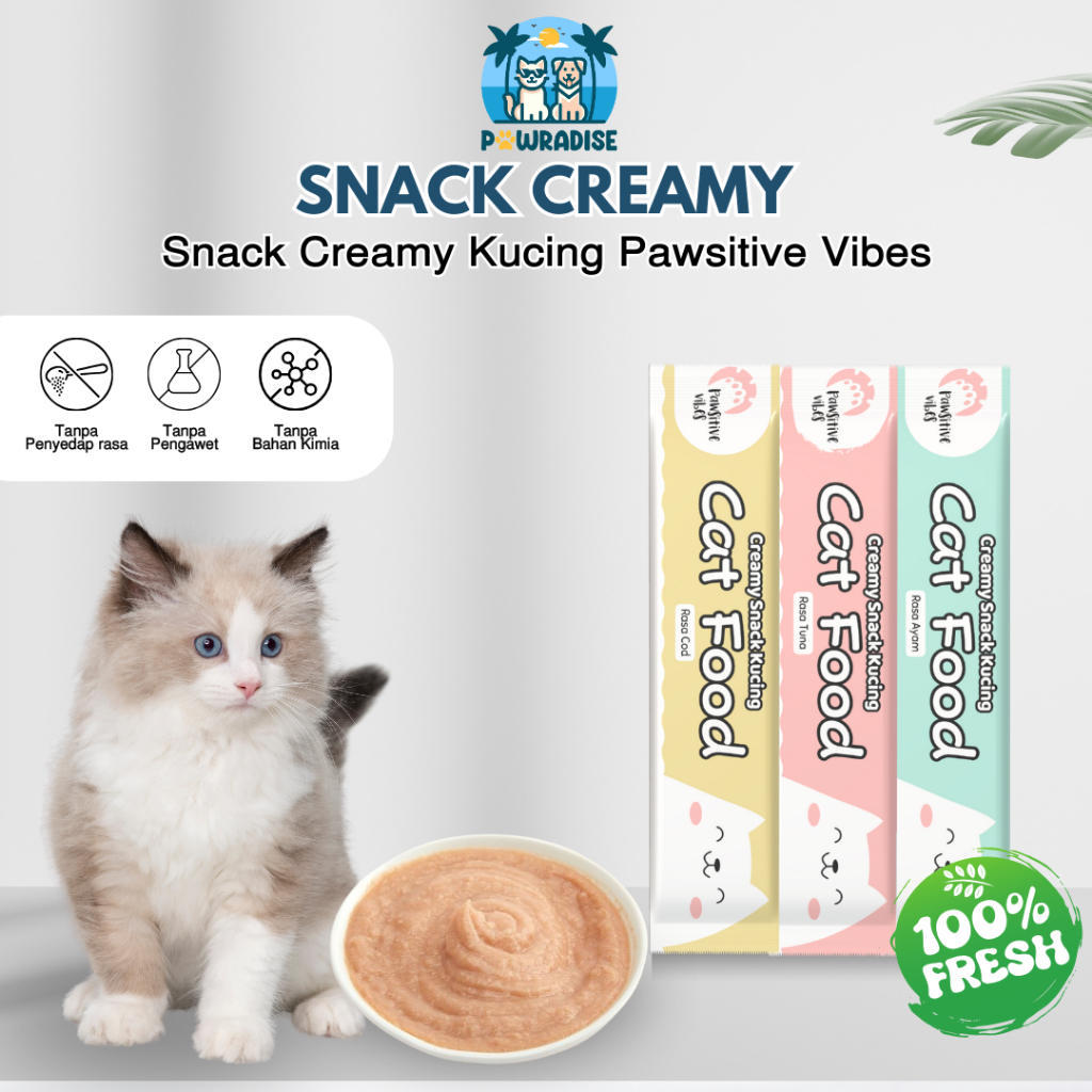 Creamy TREATS 15gr Snack vitamin Cat Snack - Snack Liquid Creamy Ishtar ...
