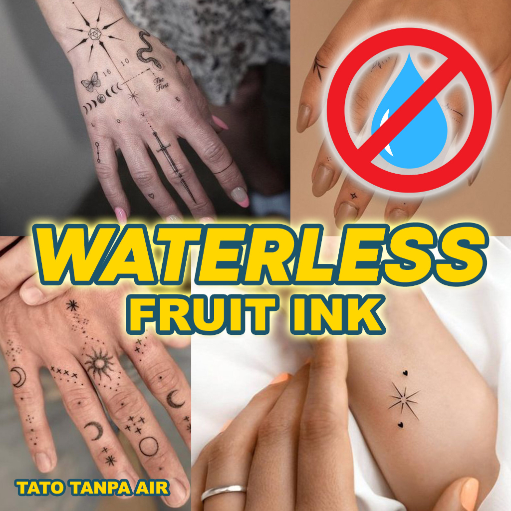 POTATOO FRUIT INK WATERLESS TATO TEMPORARY WITHOUT WATER | Shopee ...
