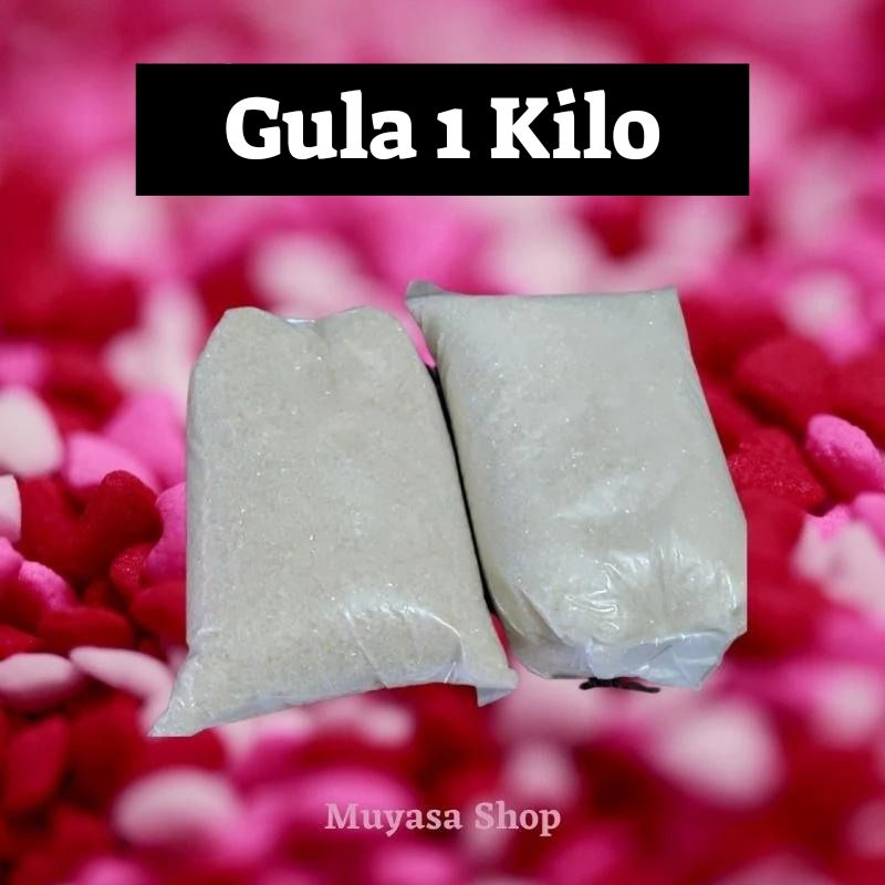 PUTIH LOKAL Granulated Sugar 1 Kilo Local Sugar 1000 grams of SNI Local ...
