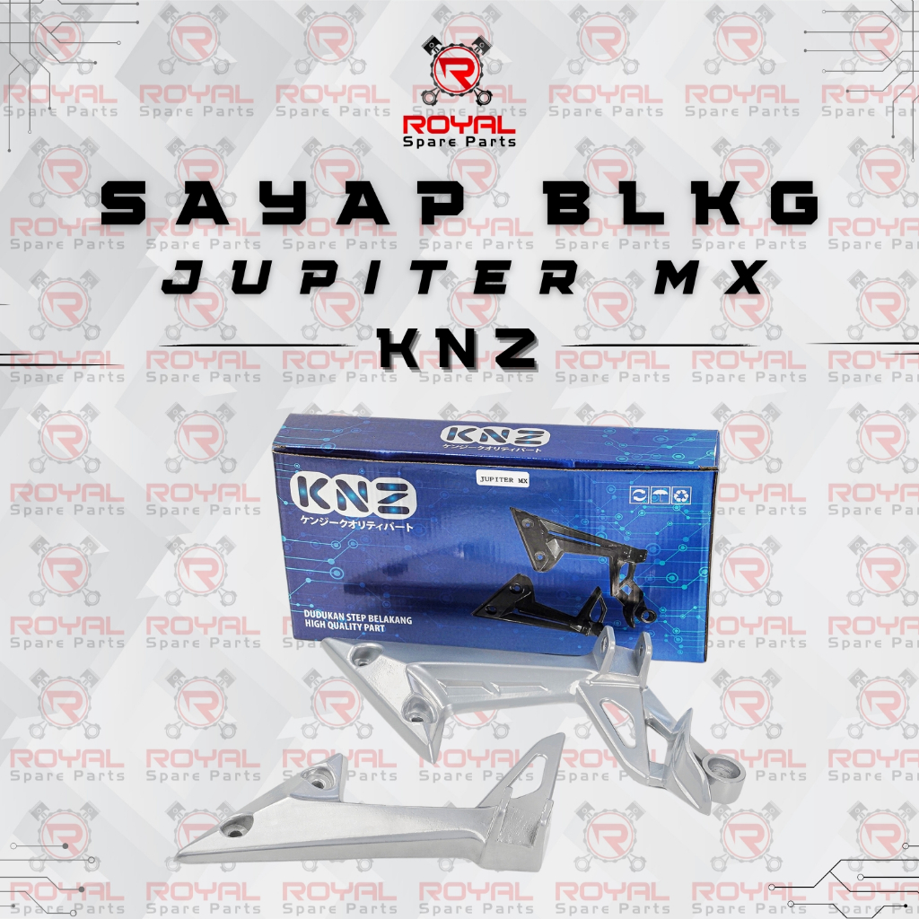 ORIGINAL KNZ JUPITER MX REAR STEPPER WING FOOTSTEP STAND | Shopee ...
