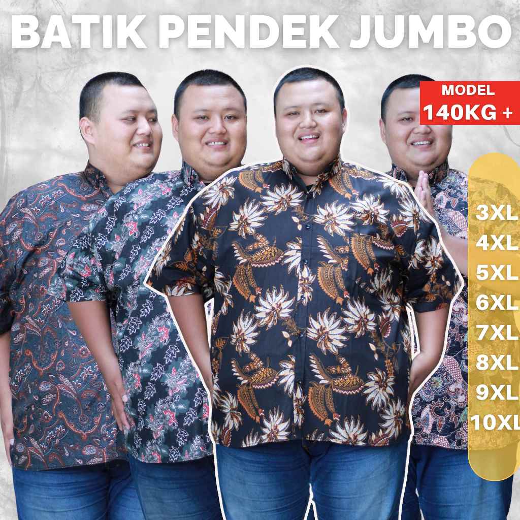 KEMEJA Icw Men's Shirt Jumbo Large Extra Big Size 8XL 8L Premium LD 148cm | Shopee Philippines