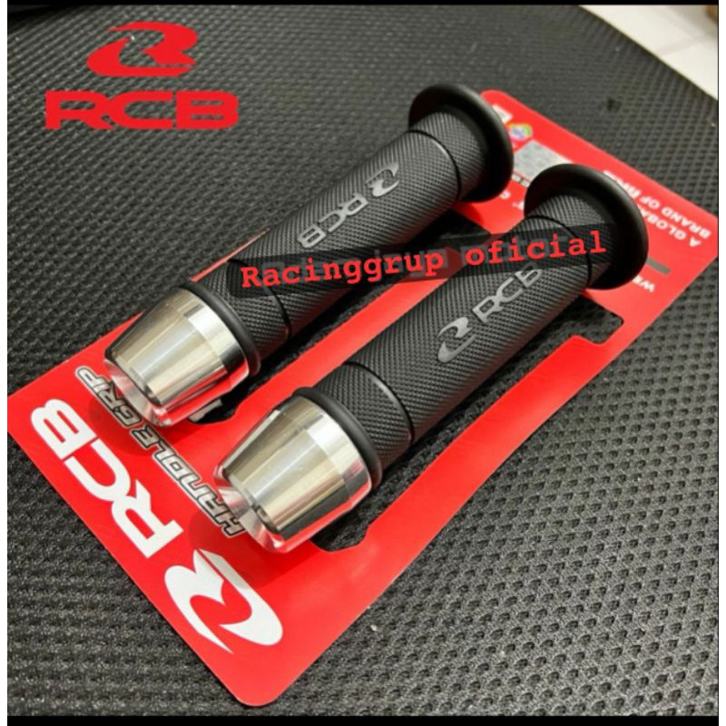Racinggrup2 RCB ORIGINAL HANDGRIP HG55 + PCX CHROME JUMBO GB9 HANDLEBAR ...