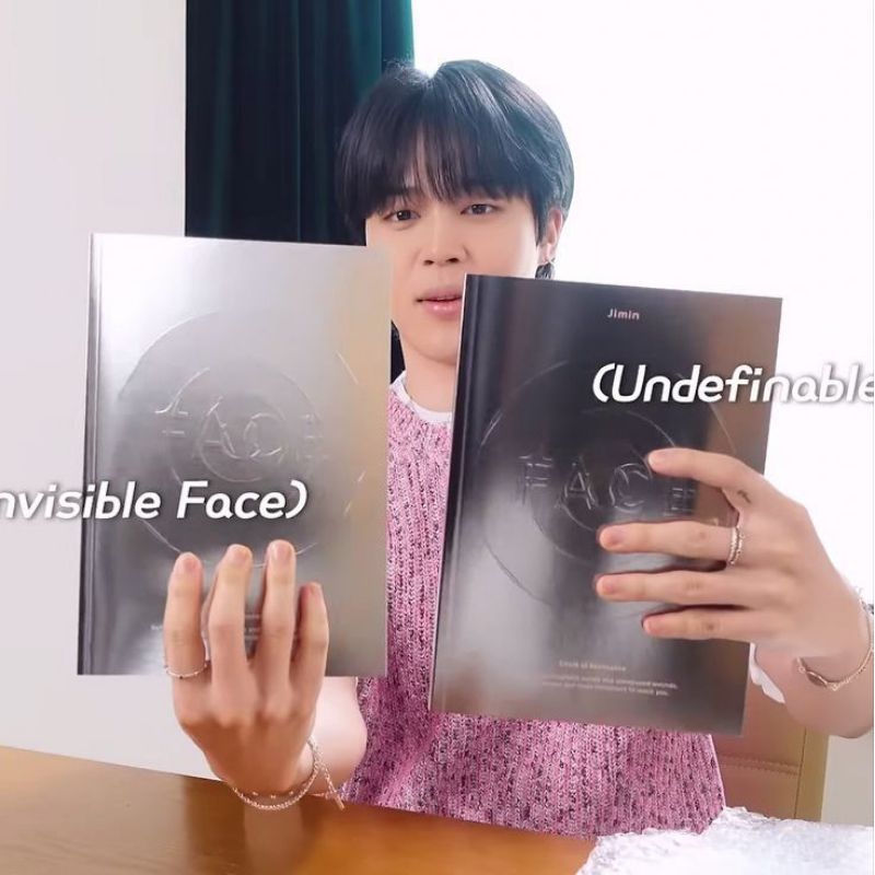 Jimin Solo Album'Face' Photo Book & Weverse Albums ver. Unsealed ...