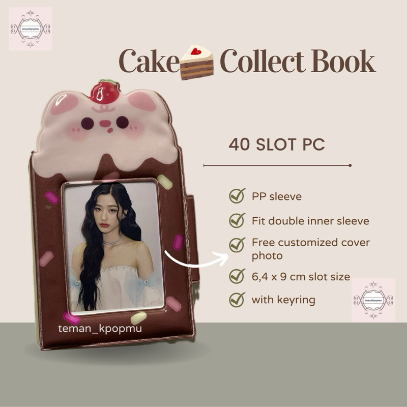 Cake Collect Book 1P Kolbuk Contents 40 Slots Kpop Photocard Album ...