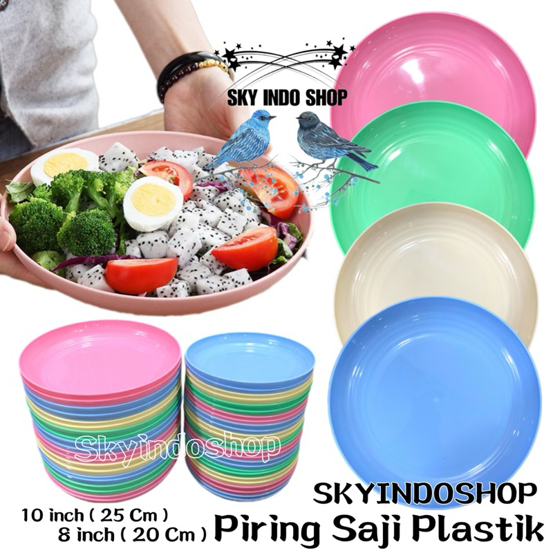 New!!! Quality And Best Selling Plastic Serving Plates (1Pcs) | Shopee ...