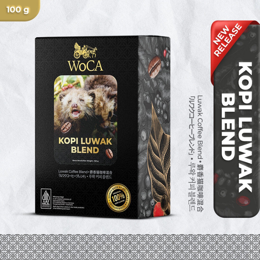Woca Signature Blend Luwak Coffee 100 grams | Shopee Philippines