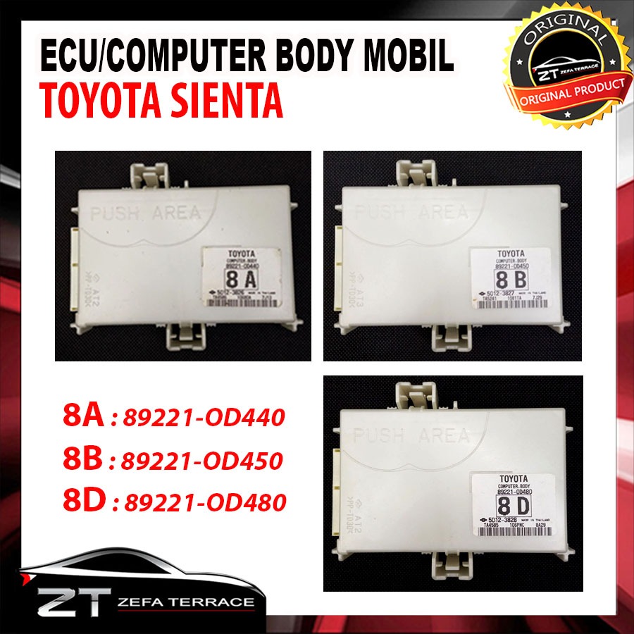 Toyota Sienta BCM Body Control Computer Original Sienta Module | Shopee ...