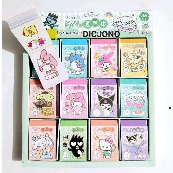 Mini Sticker Memo Educational Toy / Sticker Drawing Sticker | Shopee ...