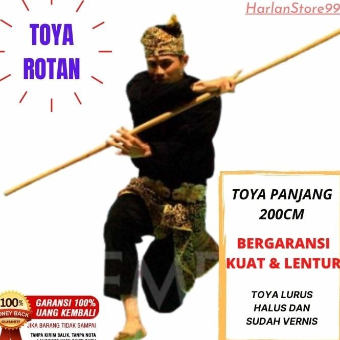 KAYU Art G19F Length 2cm Silat Stick Wushu Stick Toya Rattan Rattan ...