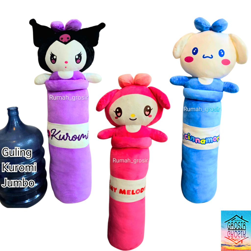 (Wholesale House) Kuromi Melody Cinnamoroll Hello Kitty Jumbo Plush ...