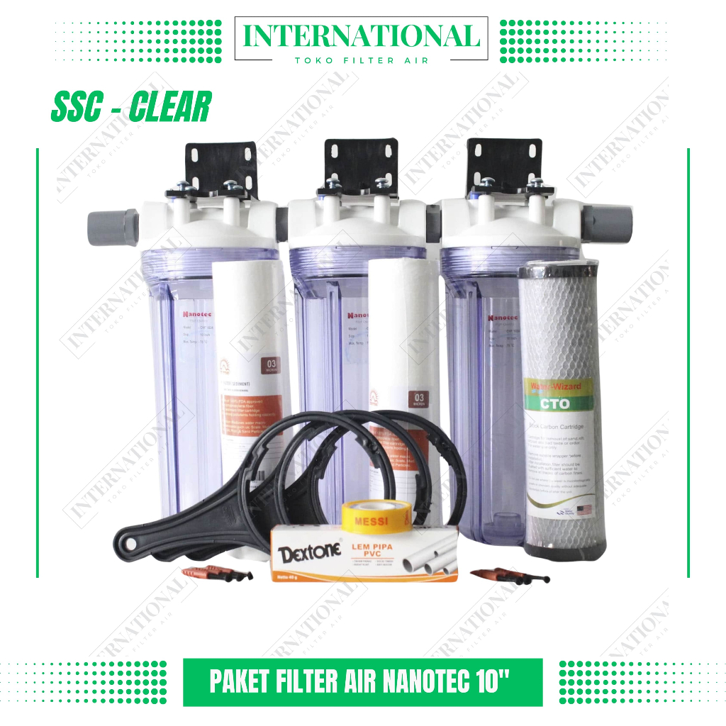 Well / Sandy Water Filter / Nanotec 3 Stage SSC Water Filter Package ...
