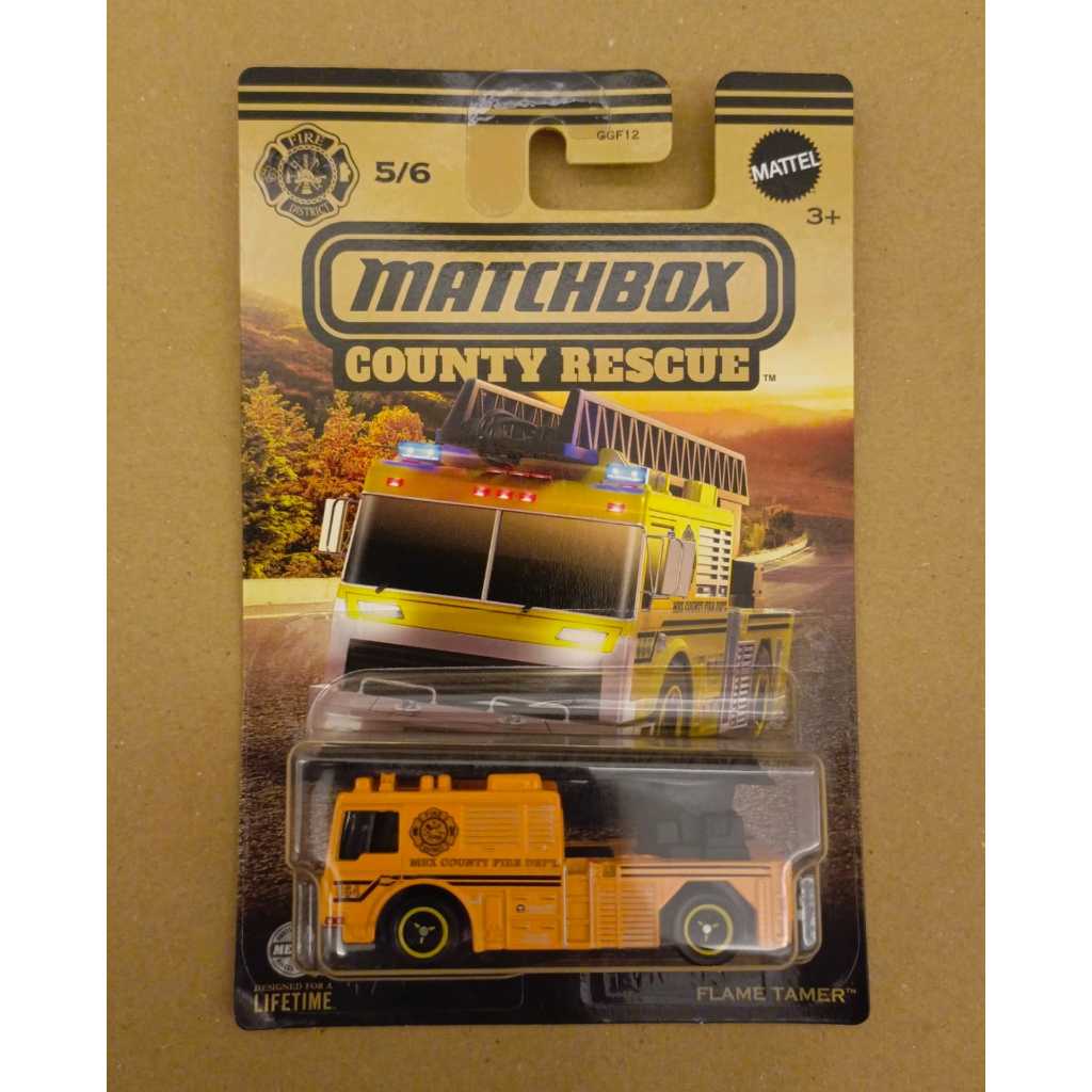 MATCHBOX COUNTRY RESCUE FLAME TAMER FREIGHTLINER CHEVY CARICE RAM 1500 ...