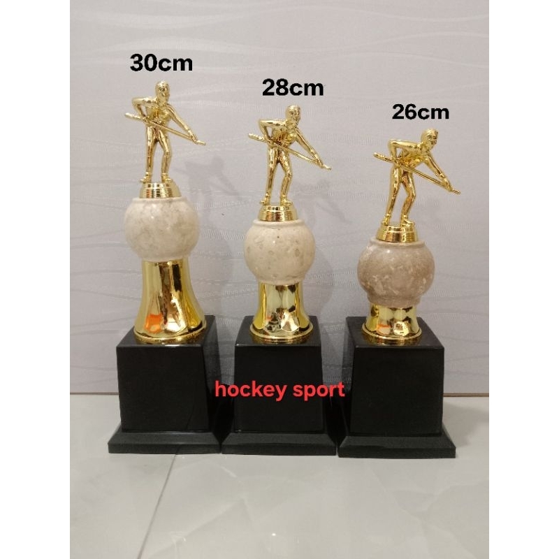 Imported Biliard Trophy Custom Writing Trophy 1 SET 123 (Onik 5cm ...