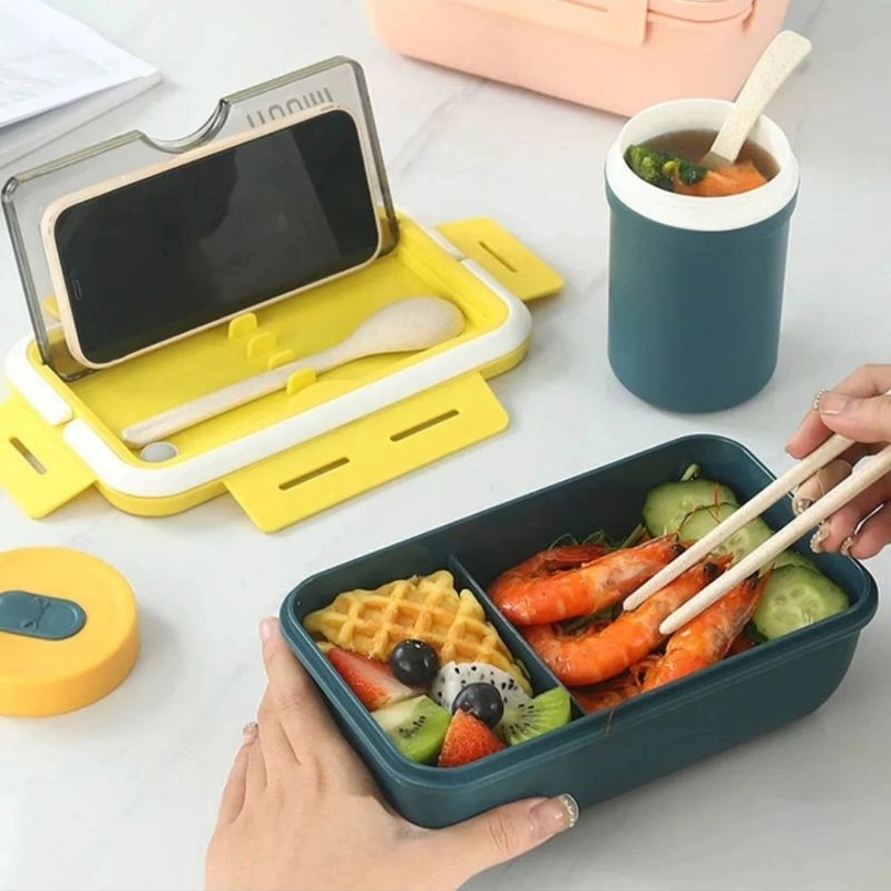 School lunch box work lunch box cutlery lunch box | Shopee Philippines