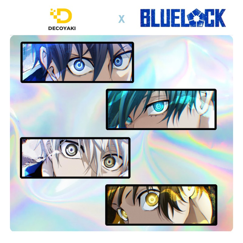 Blue Lock Hologram Slap Sticker, Blue Lock Hologram Sticker | Shopee ...