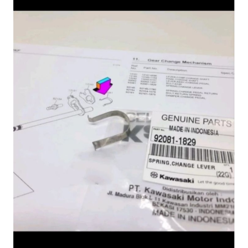 Per u gear shift W175 W 175 KLX 150 Ninja rr r ss original | Shopee ...