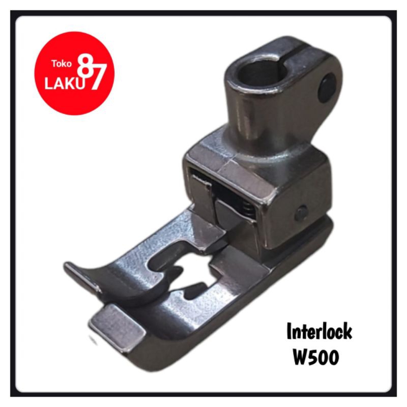 MESIN Interlock Presser Foot / W500 Overdeck Sewing Machine Foot ...