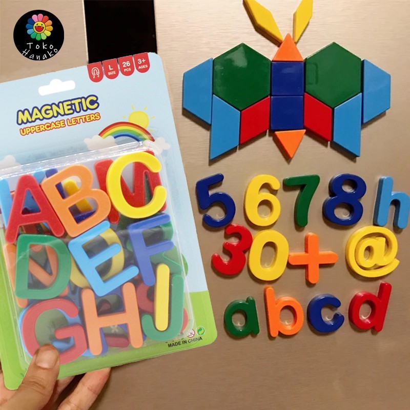 Educational Toys/Wooden Magnetic Alphabet/Large Magnetic Letters ...